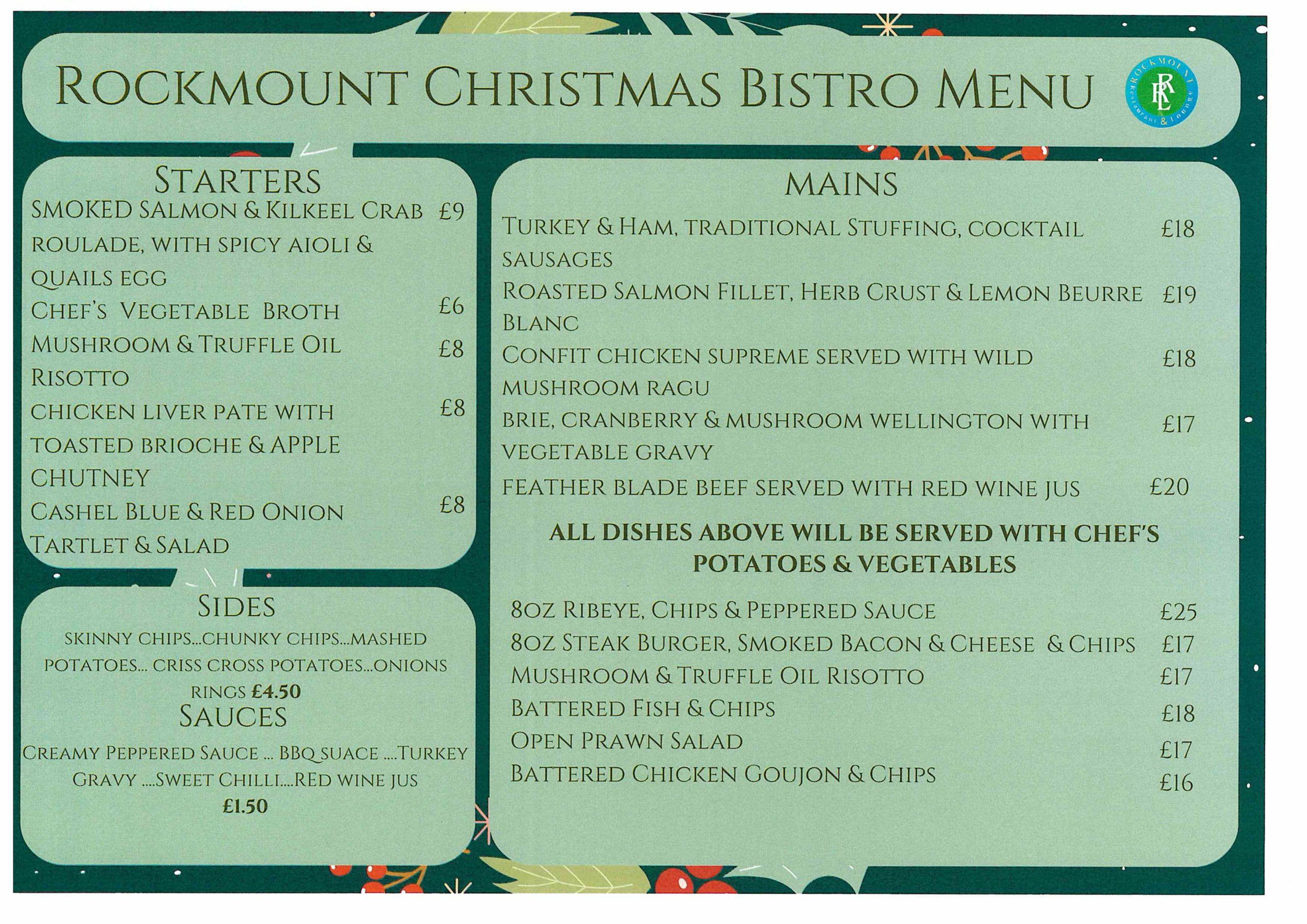 Restaurant - Rockmount Golf Club